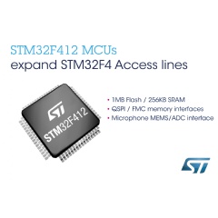 STMicroelectronics Enhances Access Lines of STM32F4 High-Performance ...